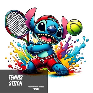 5 PNG Tennis Stitch Png Stitch Splash and Watercolor Png Stitch ...