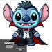 5 PNG Vampire Stitch Png Stitch Splash and Watercolor Png Stitch ...