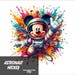 5 PNG Astronaut Mickey Png Mouse Splash and Watercolor Png Mickey ...