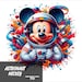 5 PNG Astronaut Mickey Png Mouse Splash and Watercolor Png Mickey ...