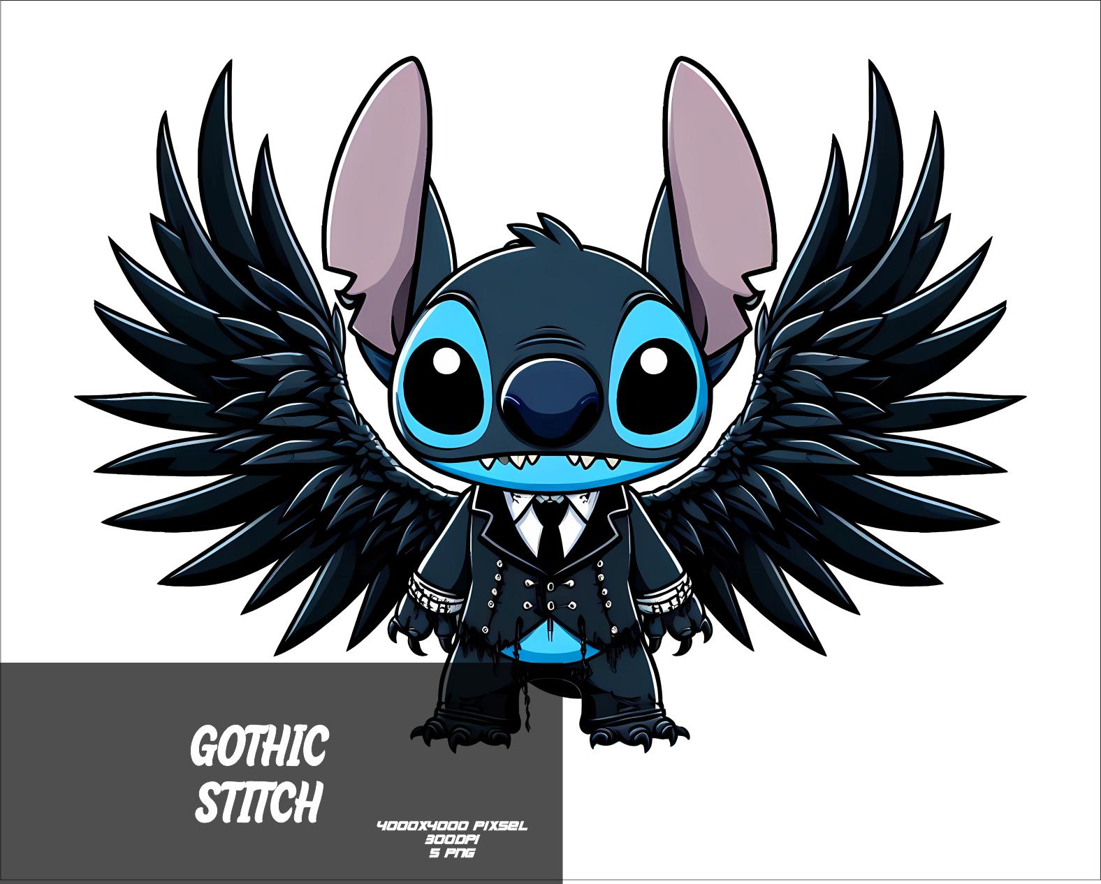 5 PNG Gothic Stitch Png Stitch Splash and Watercolor Png Stitch ...