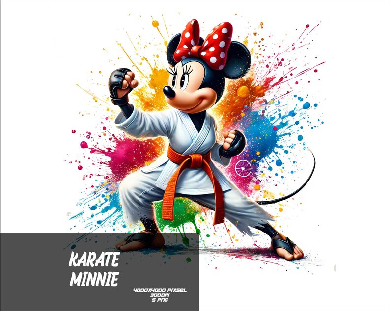 5 PNG Karatecher Minnie Png Mouse Splash and Watercolor Png Minnie ...