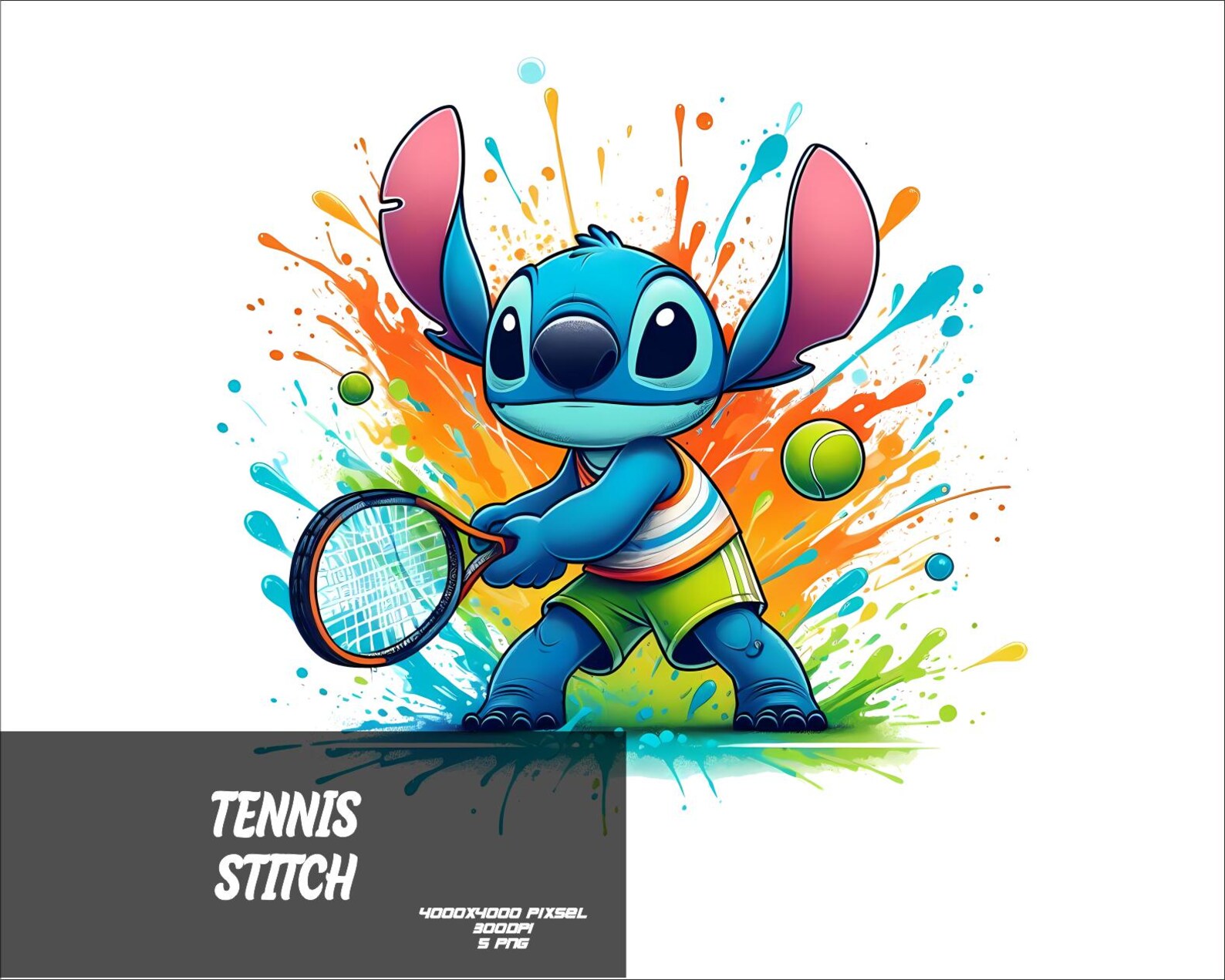 5 PNG Tennis Stitch Png Stitch Splash and Watercolor Png Stitch ...