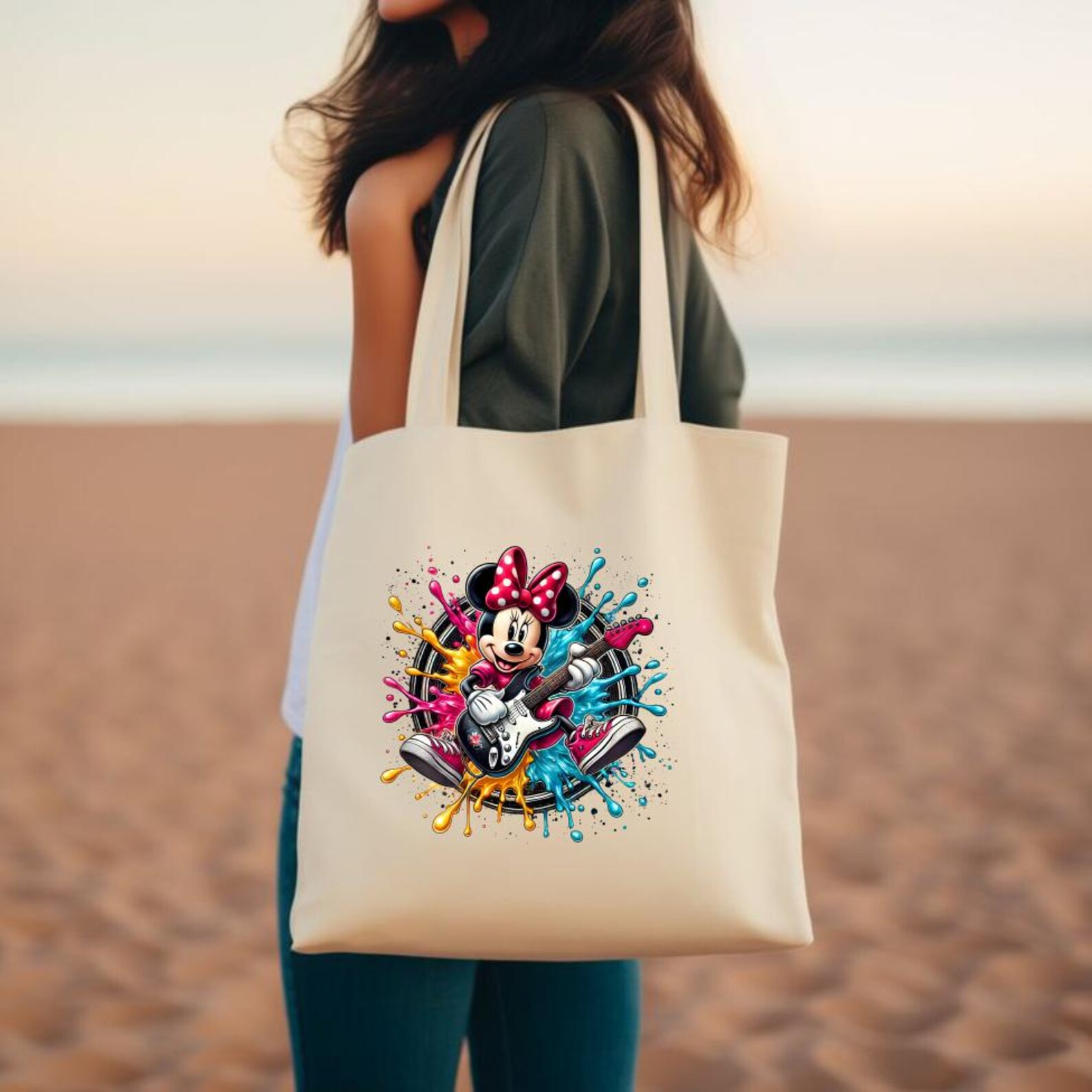 5 PNG Rocker Minnie Png Mouse Splash and Watercolor Png Minnie ...