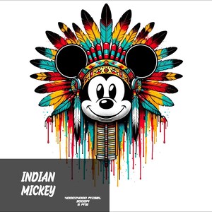 5 PNG Indian Mickey Png Indian Mouse Splash and Watercolor Png Mickey ...