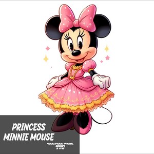 5 PNG Princess Minnie Png Mouse Splash and Watercolor Png Minnie ...