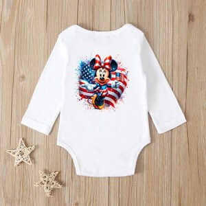 5 PNG Patriotic Minnie Png Mouse Splash and Watercolor Png American ...