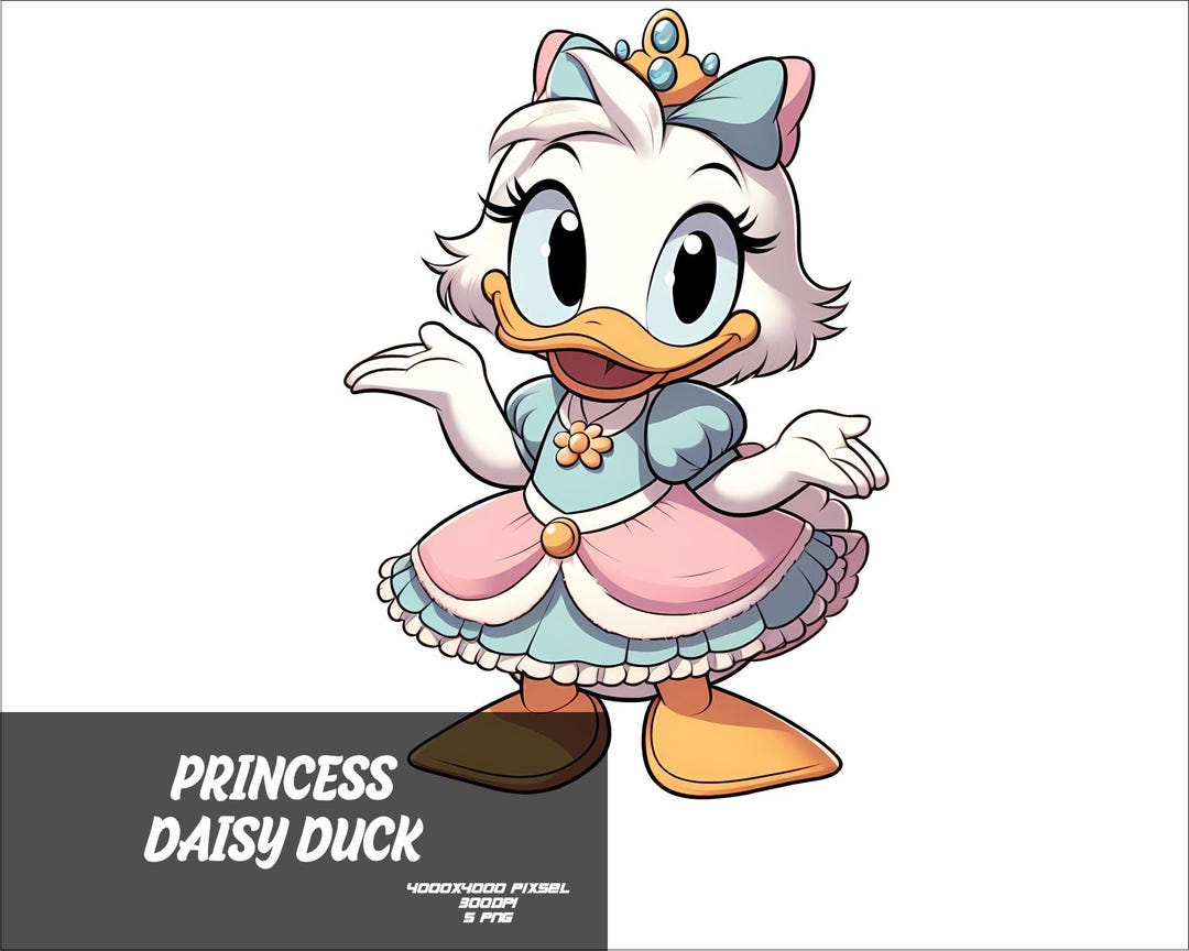 5 PNG Princess Daisy Png Splash and Watercolor Png Duck Transparent PNG ...