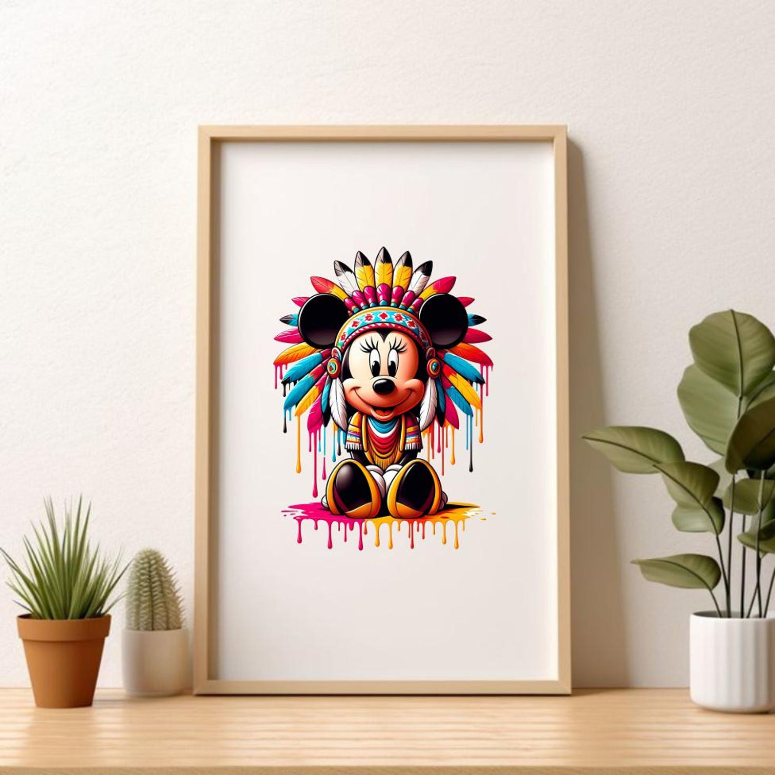 5 PNG Indian Minnie Png Mouse Splash and Watercolor Png Minnie ...