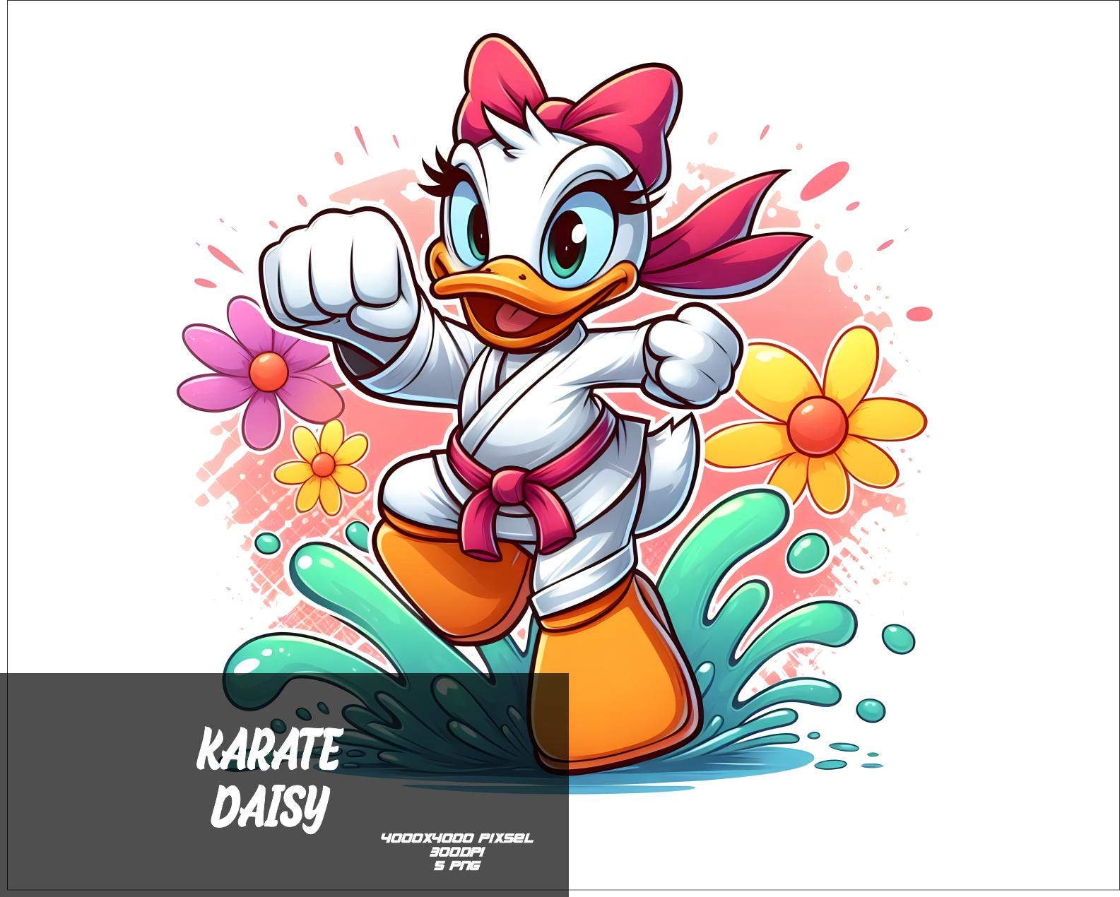 5 PNG Karatecher Daisy Png Splash and Watercolor Png Duck Transparent ...