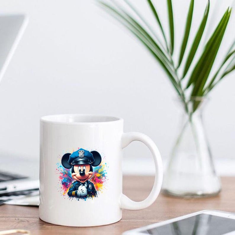 5 PNG Police Mickey Png Mouse Splash and Watercolor Png Mickey ...