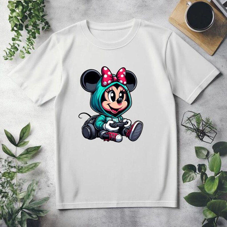 5 PNG Gamer Minnie Png Mouse Splash and Watercolor Png Minnie ...