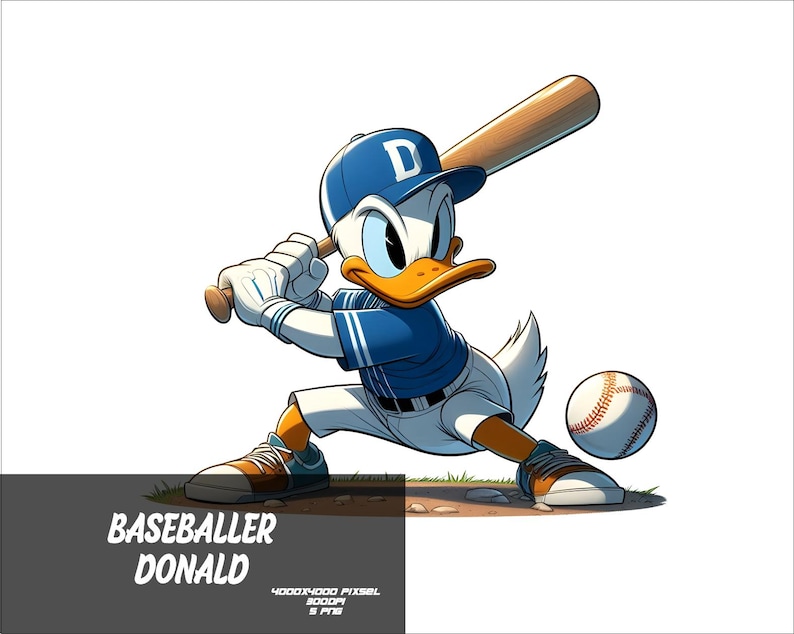5 PNG Baseball Donald Png Splash and Watercolor Png Duck Transparent ...