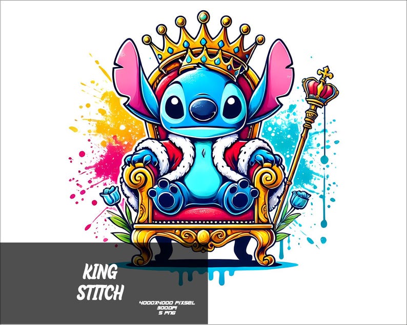 5 PNG King Stitch Png Stitch Splash and Watercolor Png Stitch ...
