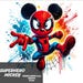 5 PNG Superhero Mickey Png Spider Hero Mouse Splash and Watercolor Png ...