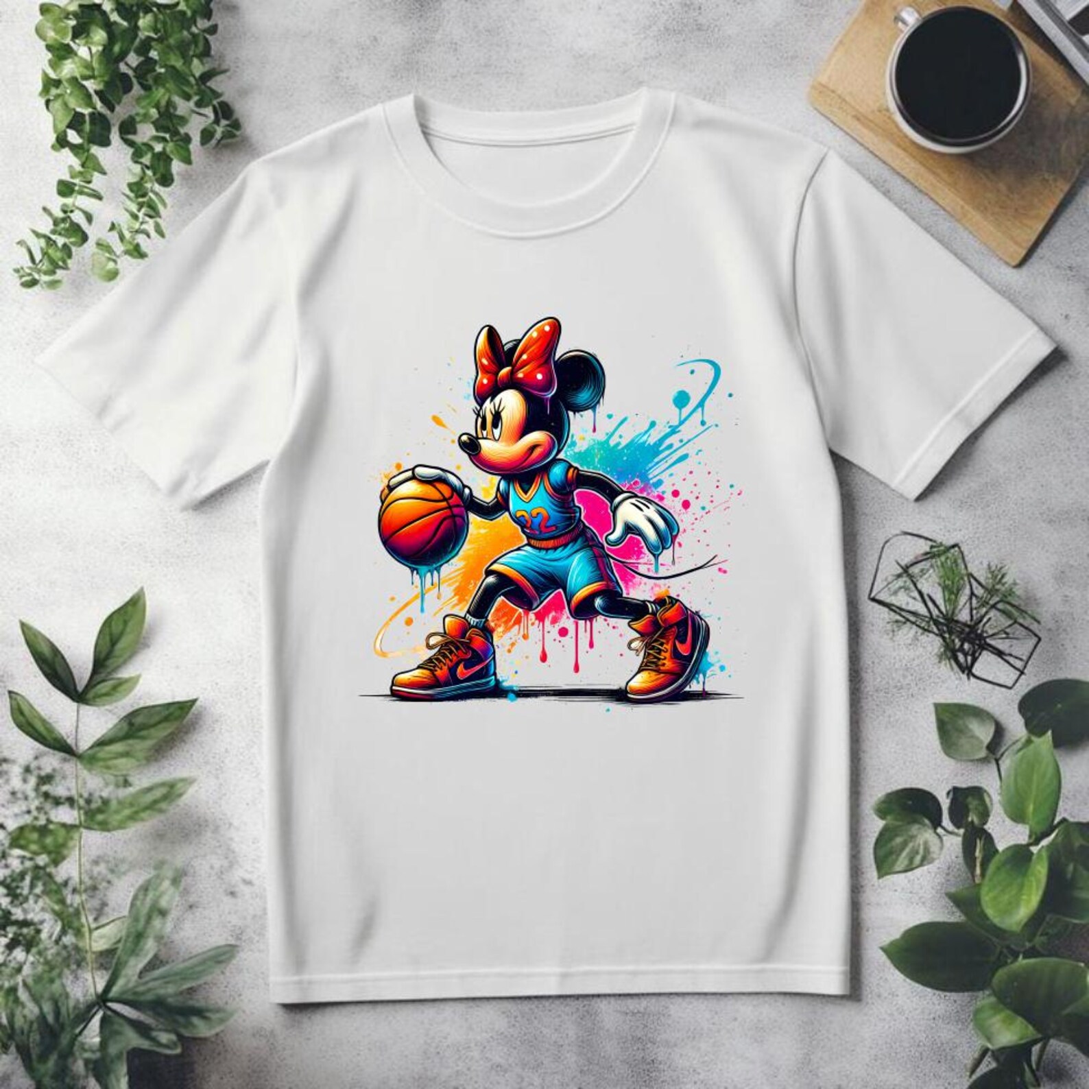 5 PNG Basketballer Minnie Png Mouse Splash and Watercolor Png Minnie ...
