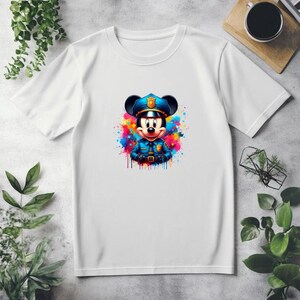 5 PNG Police Mickey Png Mouse Splash and Watercolor Png Mickey ...