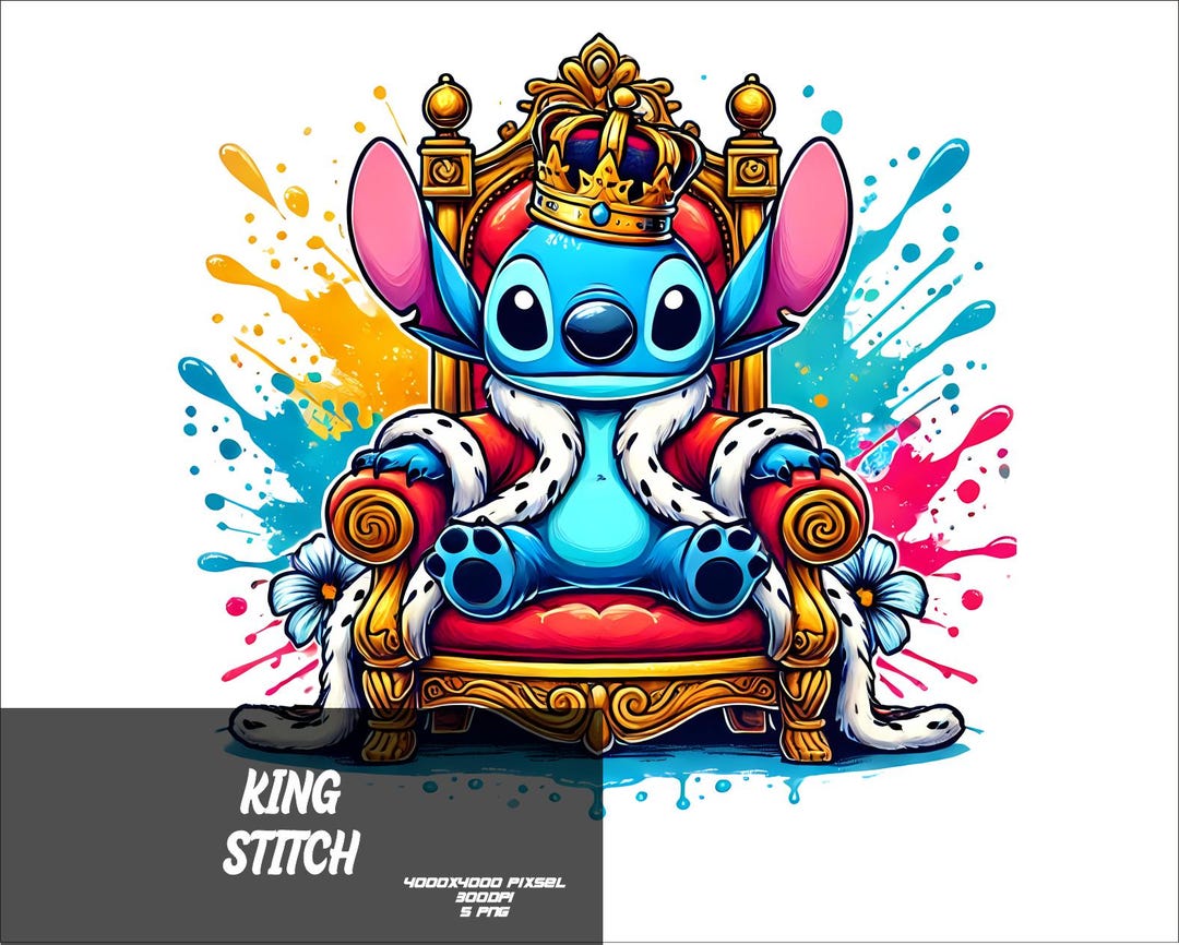 5 PNG King Stitch Png Stitch Splash and Watercolor Png Stitch ...