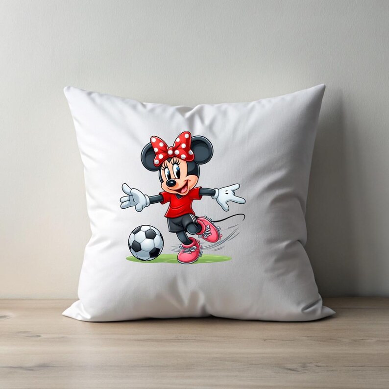 5 PNG Footballer Minnie Png Mouse Splash and Watercolor Png Minnie ...