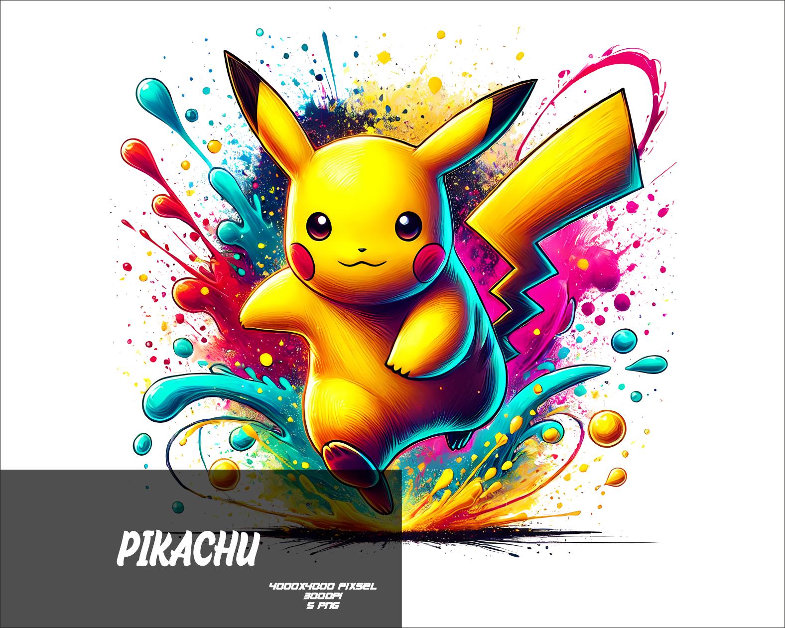5 PNG Pikachu Png Splash and Watercolor Png Pikachutransparent PNG File ...