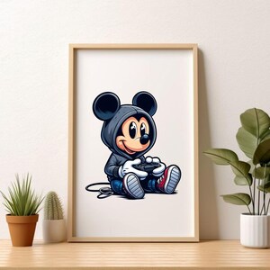 5 PNG Gamer Mickey Png Mouse Splash and Watercolor Png Mickey ...