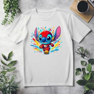 5 PNG Stitch Super Hero Png Flash Stitch Splash and Watercolor Png ...