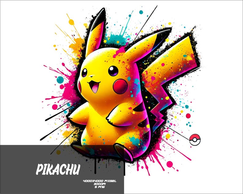 5 PNG Pikachu Png Splash and Watercolor Png Pikachutransparent PNG File ...