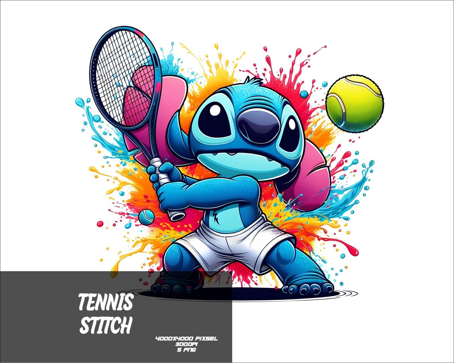 5 PNG Tennis Stitch Png Stitch Splash and Watercolor Png Stitch ...