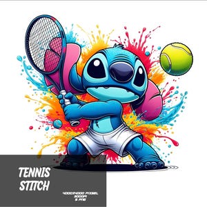 5 PNG Tennis Stitch Png Stitch Splash and Watercolor Png Stitch ...