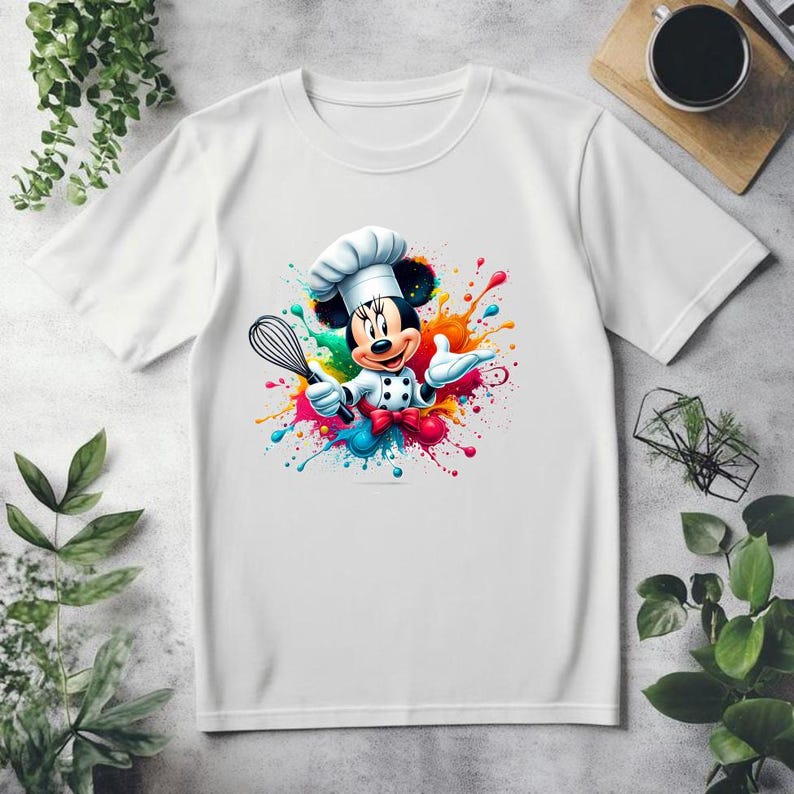 5 PNG Chef Minnie Png Mouse Splash and Watercolor Png Minnie ...