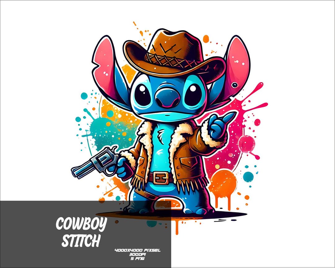 5 PNG Cowboy Stitch Png Wizardcstitch Splash and Watercolor Png Stitch ...