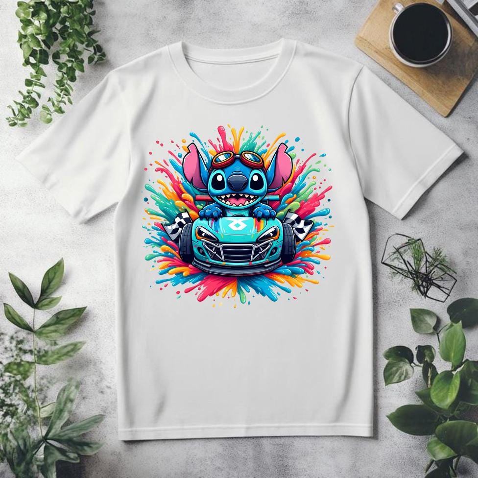 5 PNG Racing Car Stitch Png Stitch Splash and Watercolor Png Stitch ...