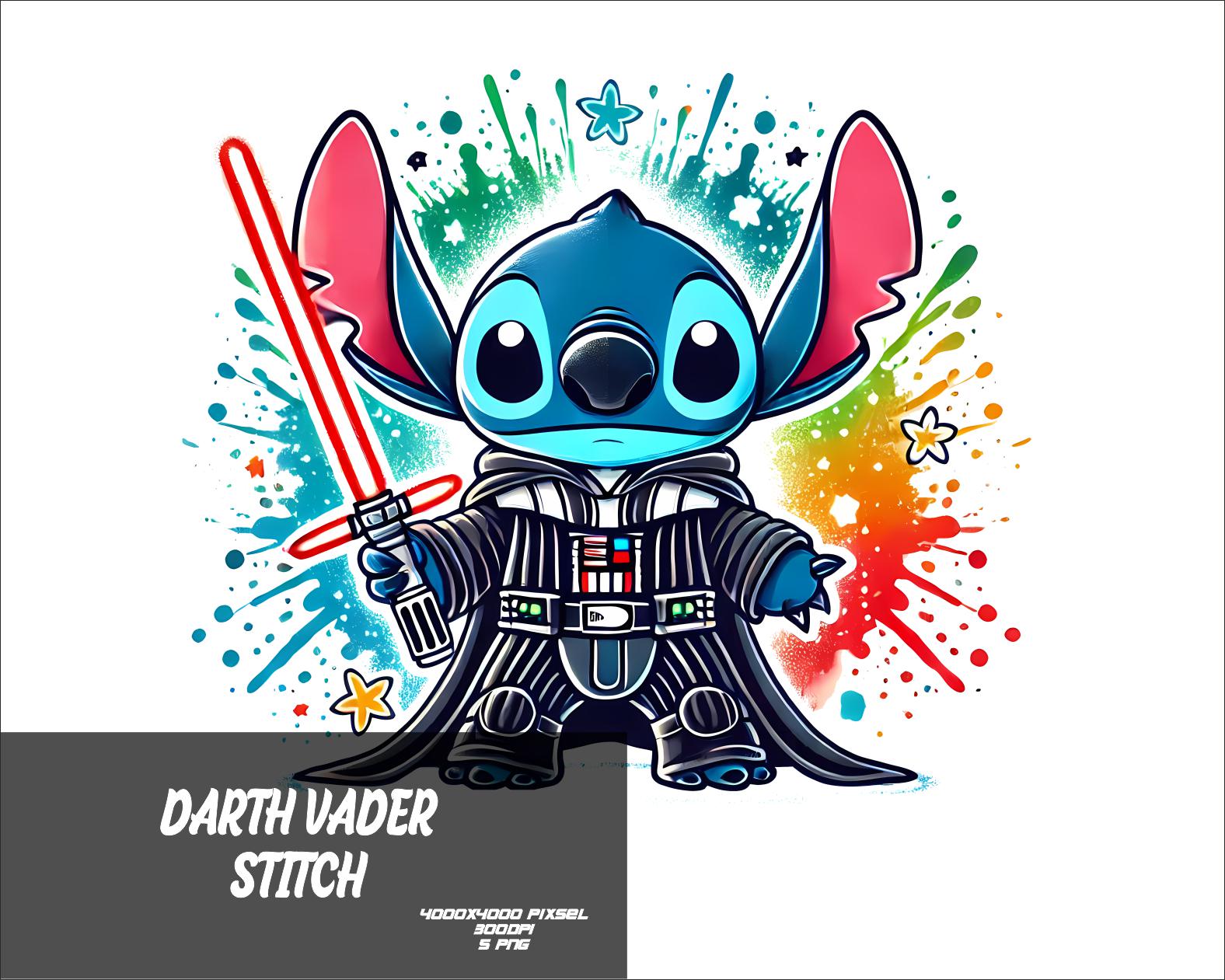 5 PNG Starwars Jedi Stitch Png Stitch Splash and Watercolor Png Stitch ...