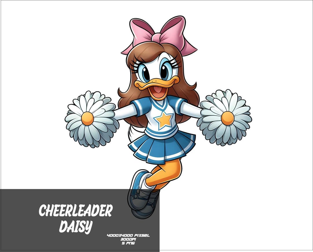5 PNG Cheerleader Daisy Png Splash and Watercolor Png Duck Transparent ...