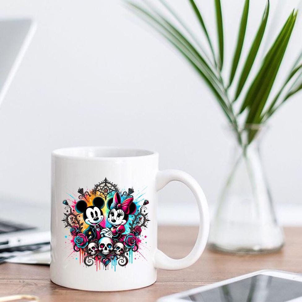 5 PNG Gothic Minnie and Mickey Png Mouse Splash and Watercolor Png ...