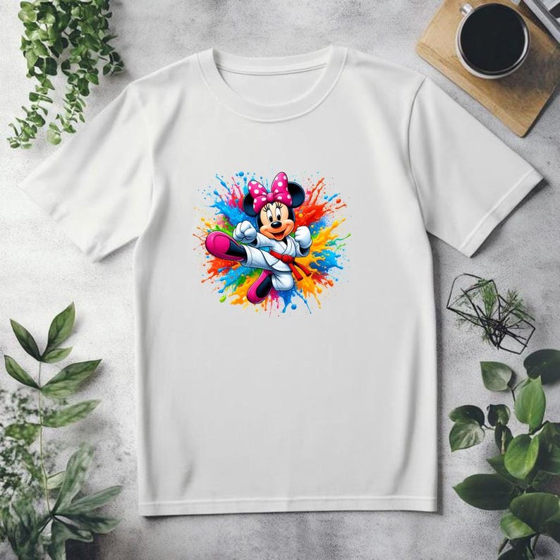 5 PNG Karate Minnie Png Mouse Splash and Watercolor Png Minnie ...