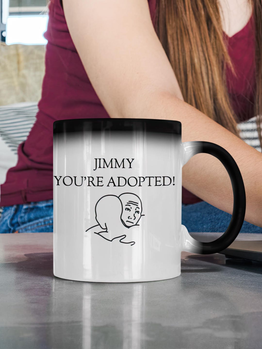 Funny Custom Name Color Changing Mug - Personalized Heat Sensitive ...