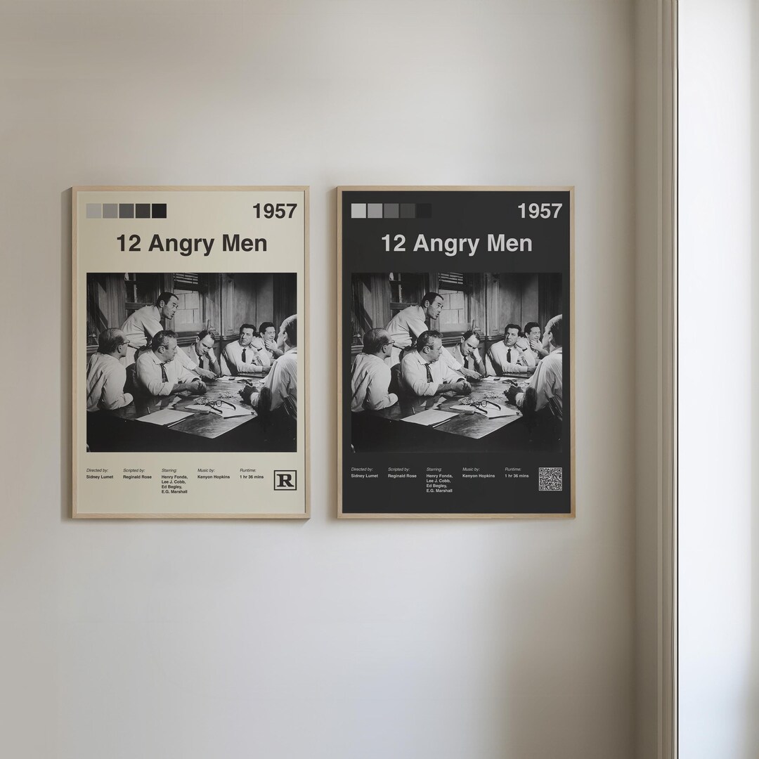 12 Angry Men Movie Poster - Etsy
