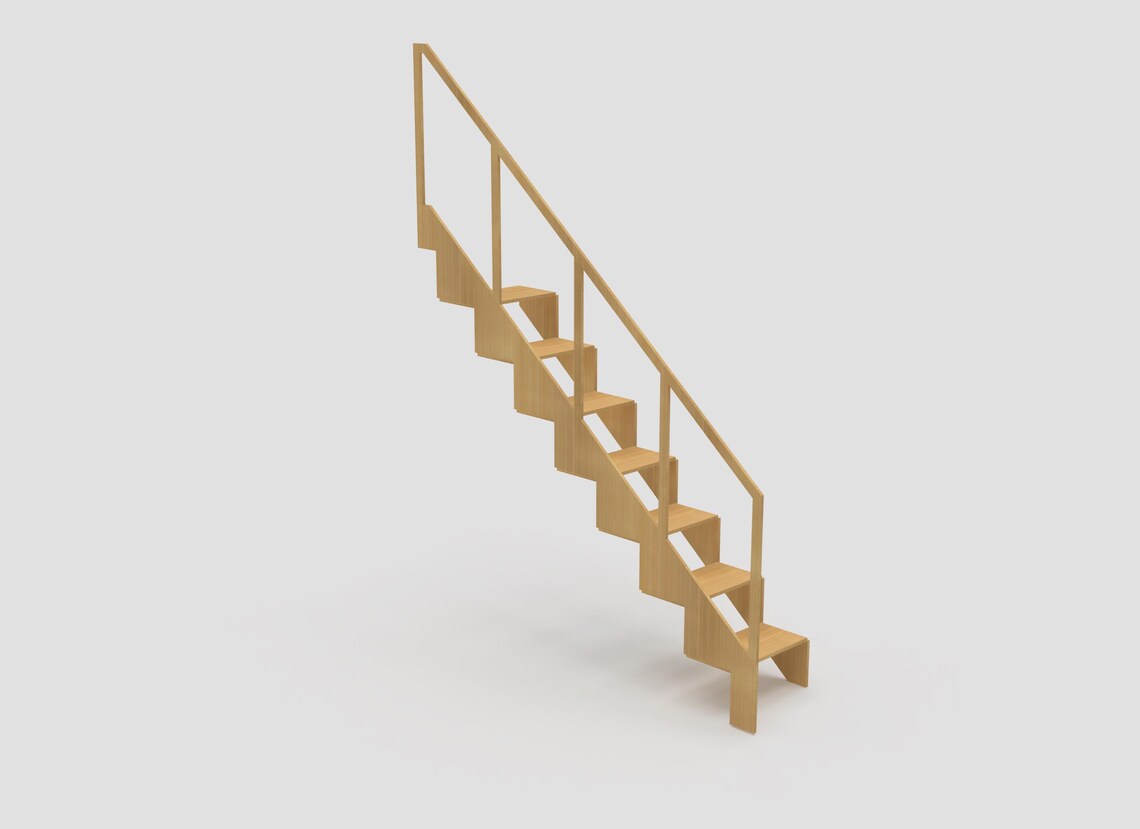 Folding Loft Stairs - Space Saving Loft Stairs - Customize the Height ...