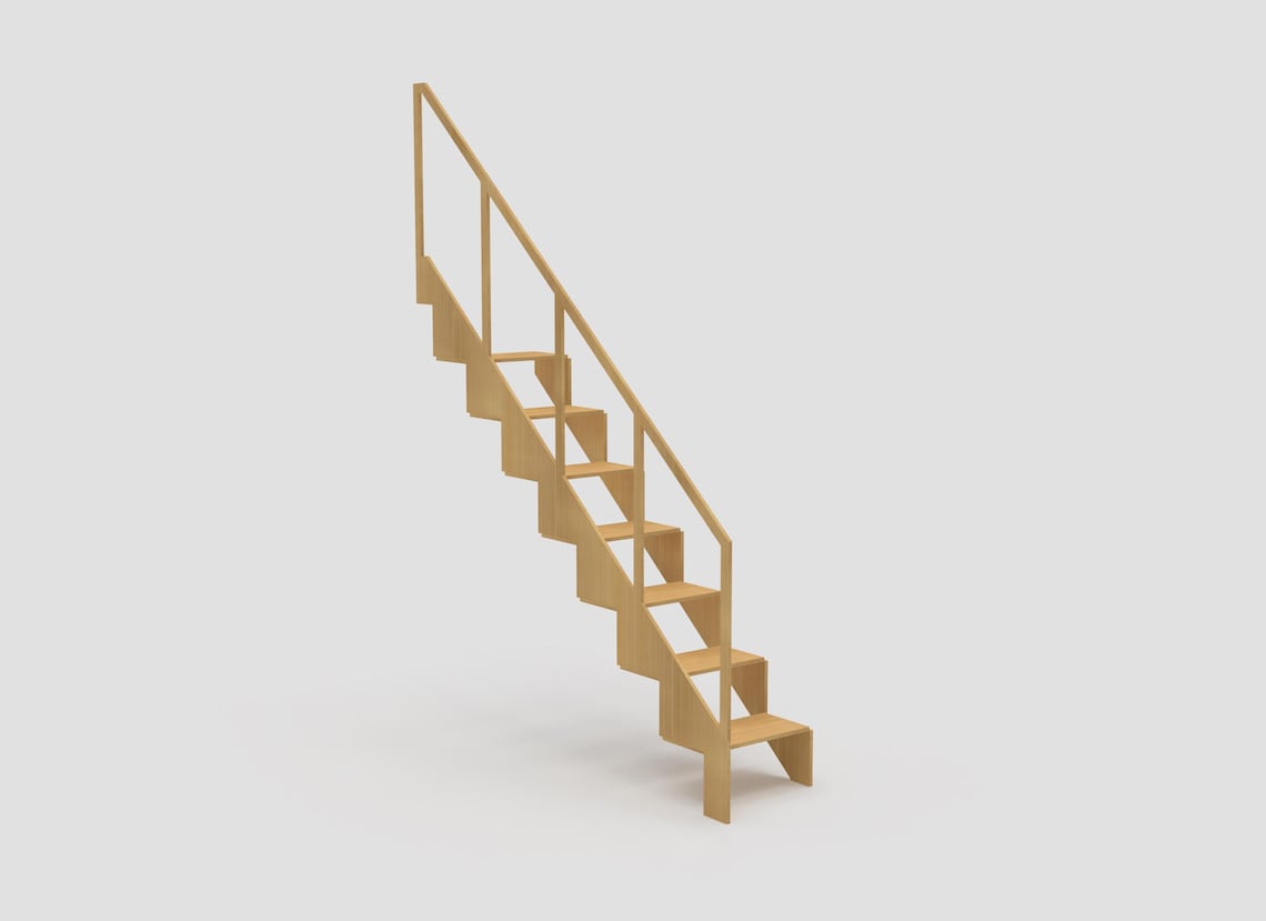 Folding Loft Stairs - Space Saving Loft Stairs - Customize the Height ...
