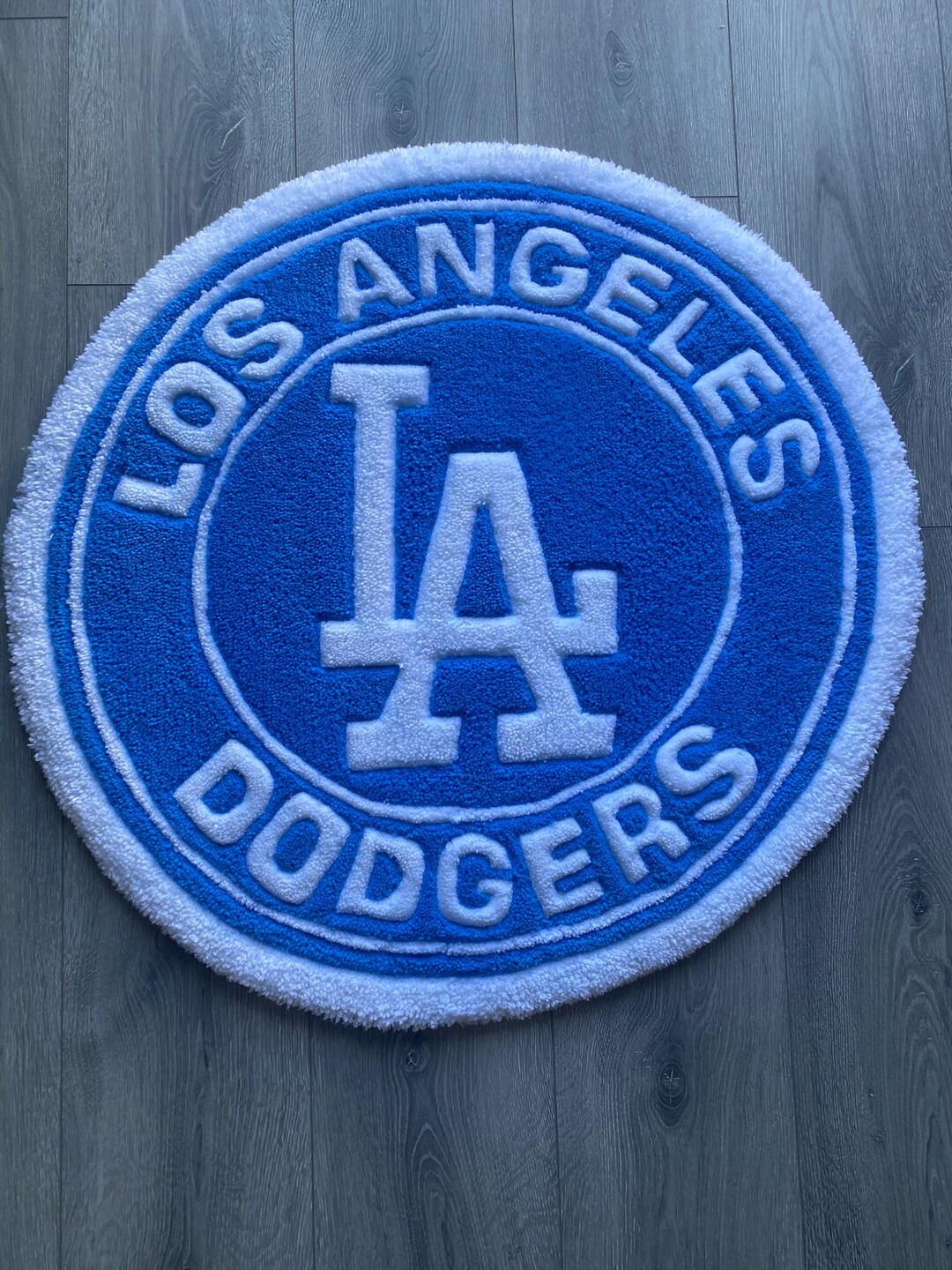 Los Angeles Dodgers Baseball Tufting Rug Soft Comfort & Team Spirit ...