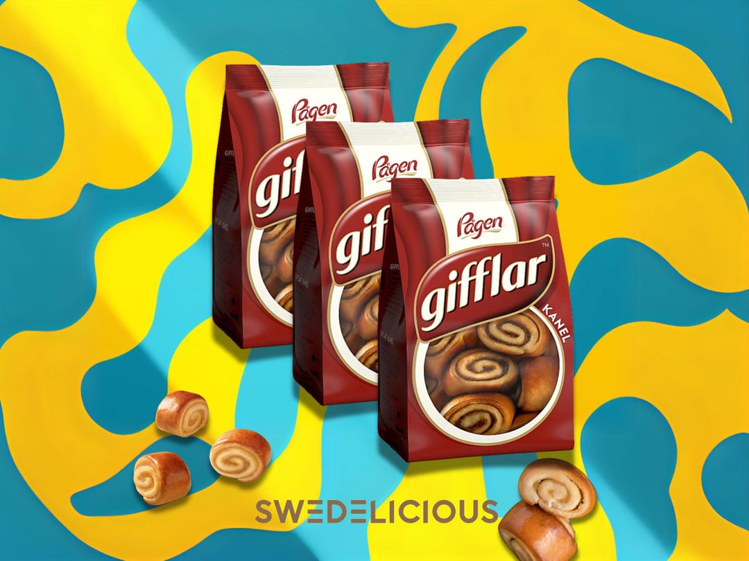 Pågen Gifflar Cinnamon 300g X3 | Authentic Swedish Mini Rolls | Soft ...