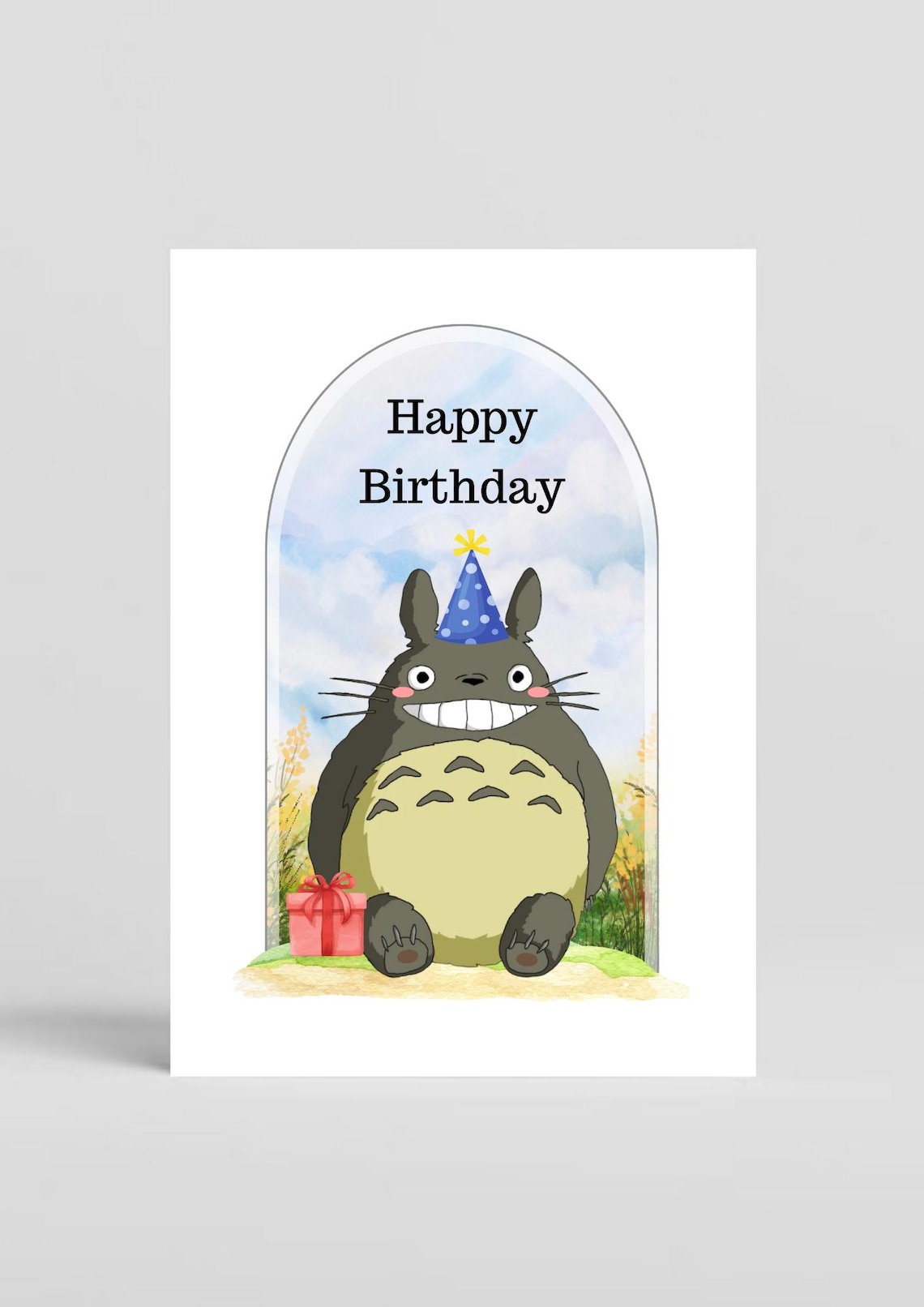 Birthday Card | Studio Ghibli | DIGITAL Download | Instant Download ...