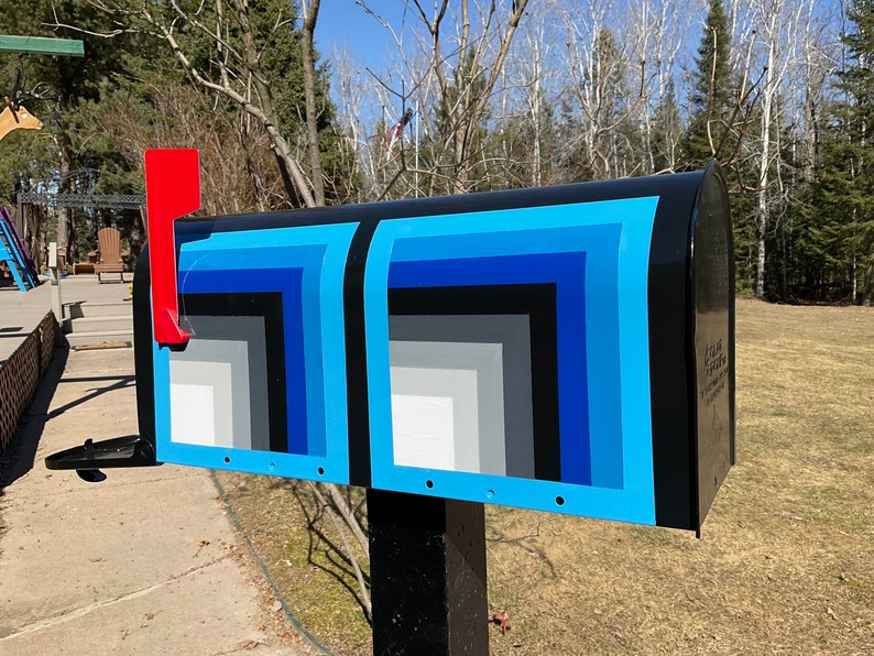 Hand Painted MAILBOX - Mailbox - Outdoor Decor - Rural Mailbox ...