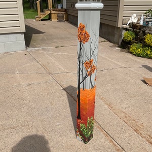 36" Garden Pole - Art Pole - Garden Decoration - “walk in the Woods ...