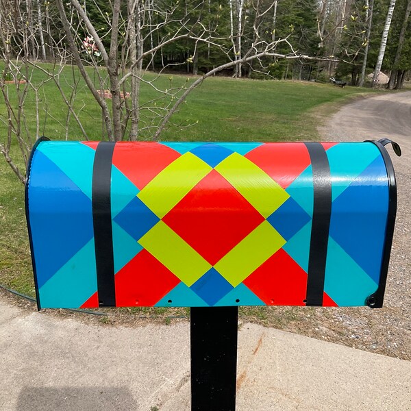 Painted Mailbox - Etsy