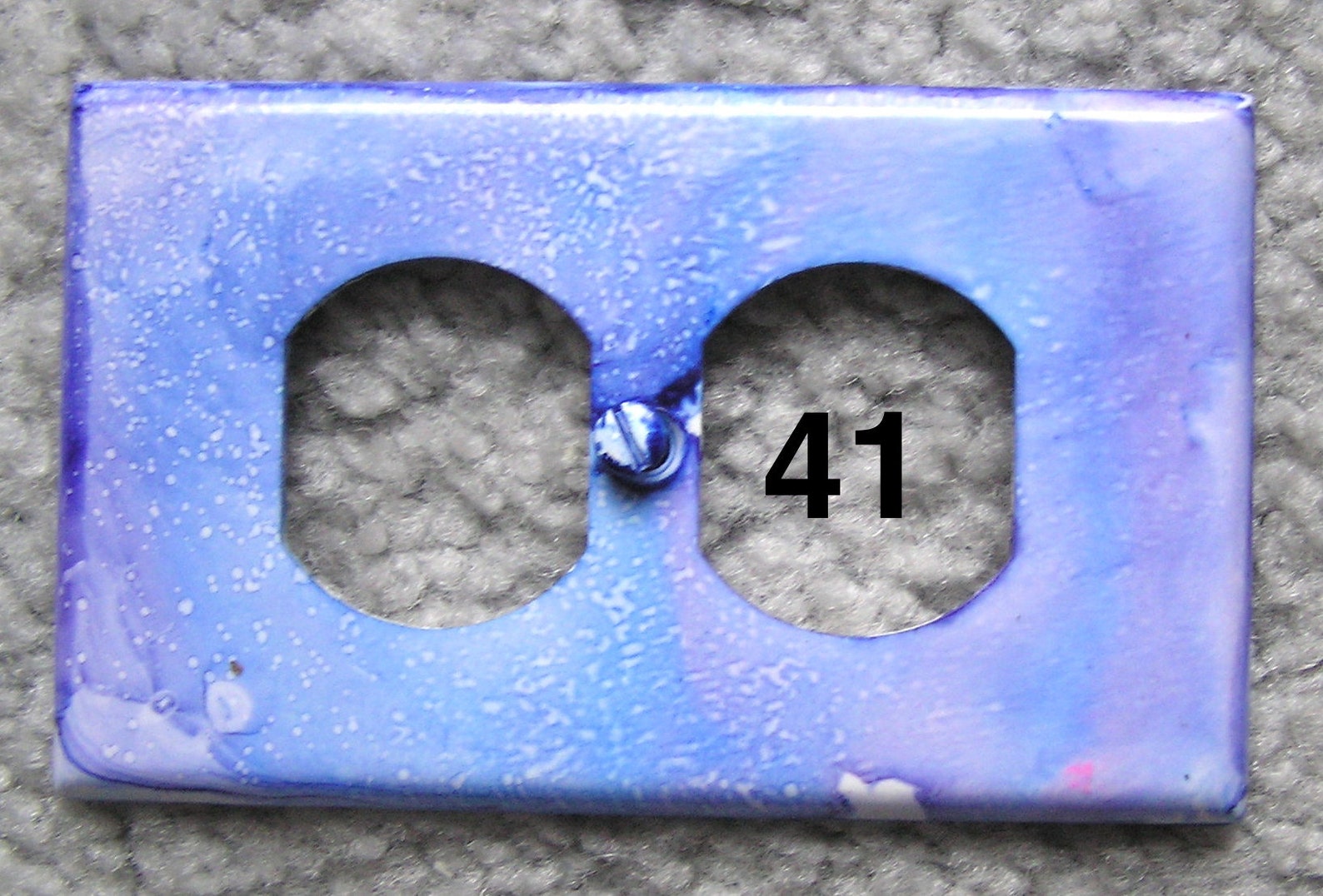 Hand Painted Power Plug Plates Colorful Plug Plates Alcohol | Etsy