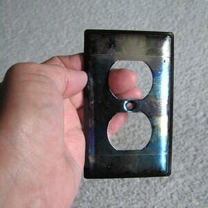 Hand Painted Metal Power Plug Plates Colorful Plug Plates - Etsy