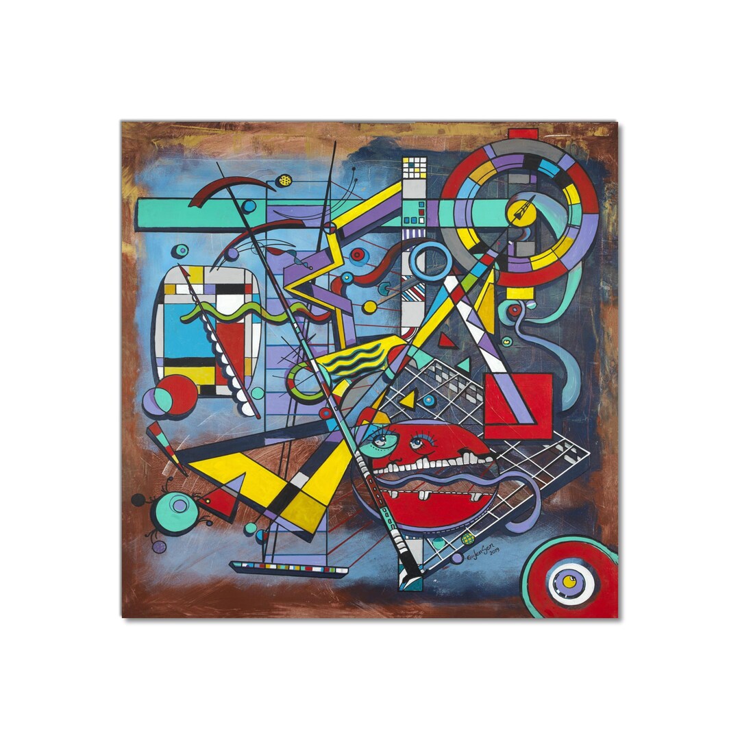 Pushin in Rhythm - Chuck Jensen - Museum Quality Print - Paper / Canvas ...