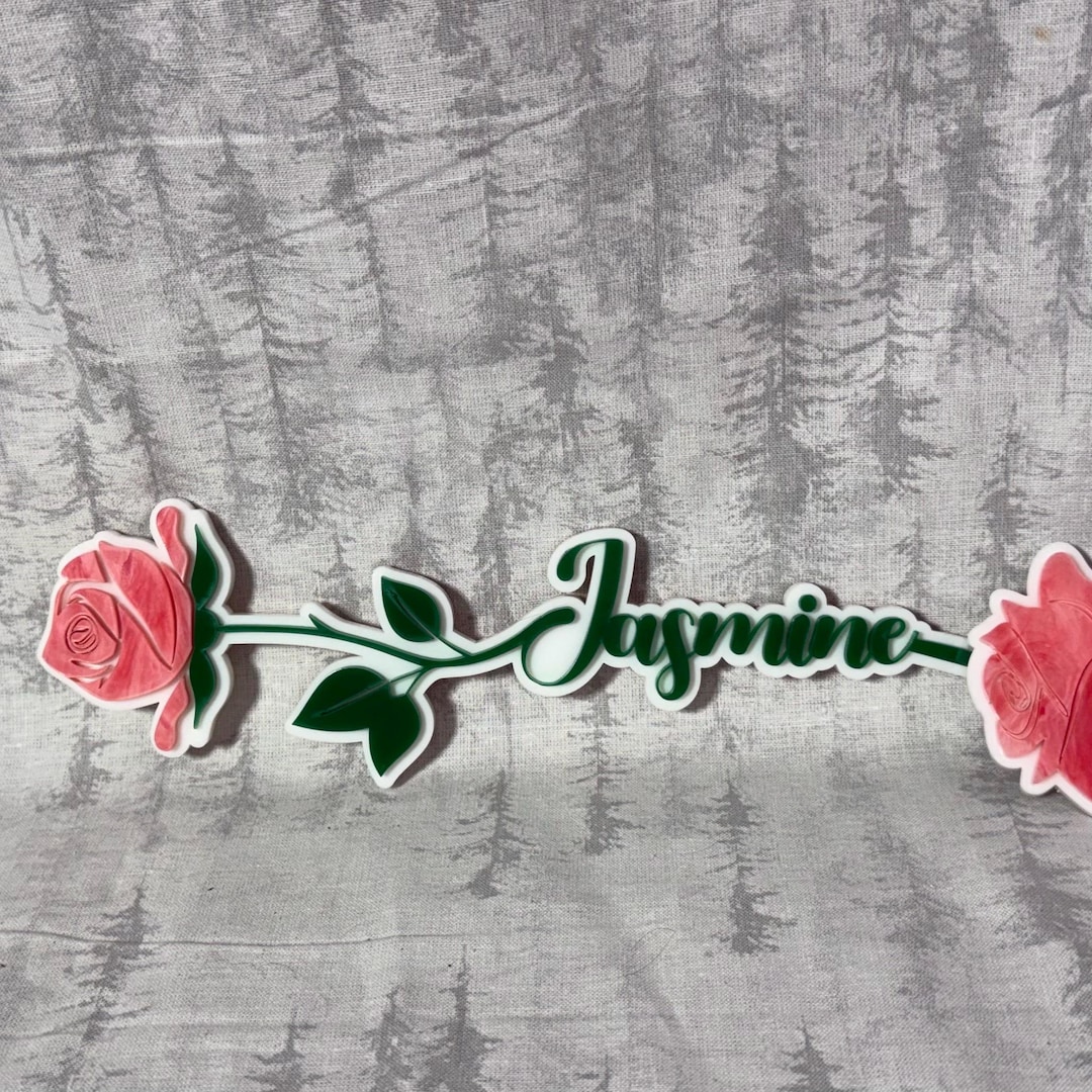Custom Name Rose - Etsy